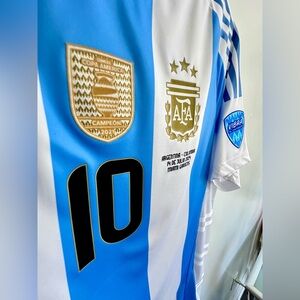 Shirts | Lionel Messi Argentina Copa America Finals July 14th 224 Vs ...